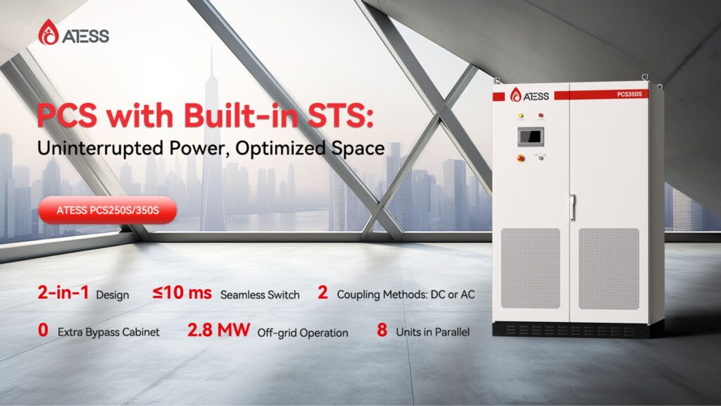 ATESS Unveils PCS250S/350S: High-Power Battery Inverters with Built-in ...