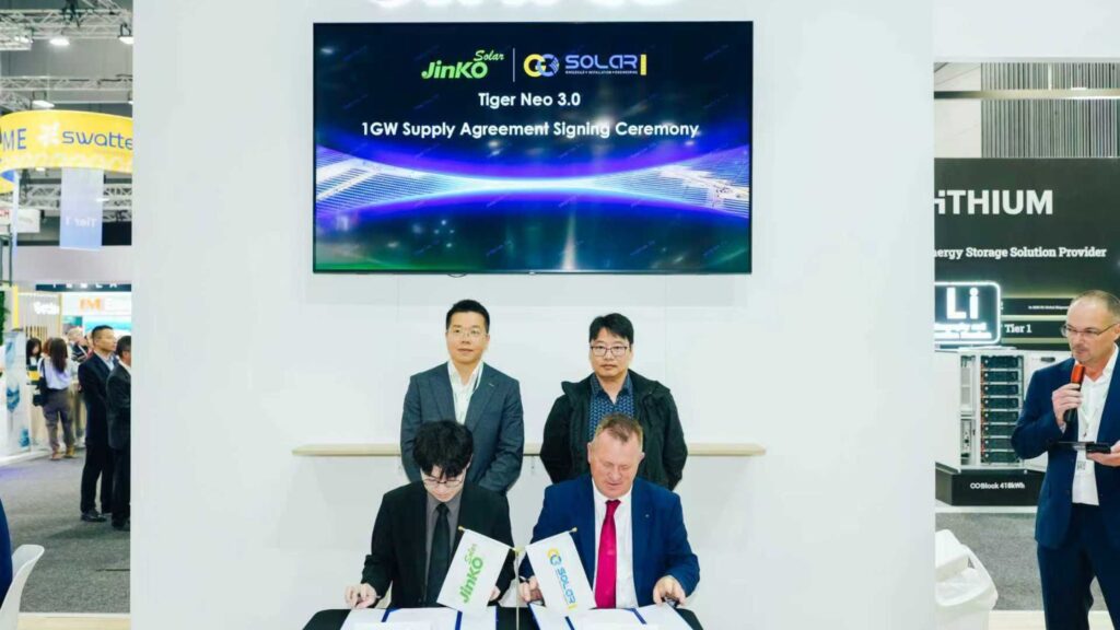 JinkoSolar and Go Solar Group Sign 1GW Tiger Neo 3.0 Module Supply ...